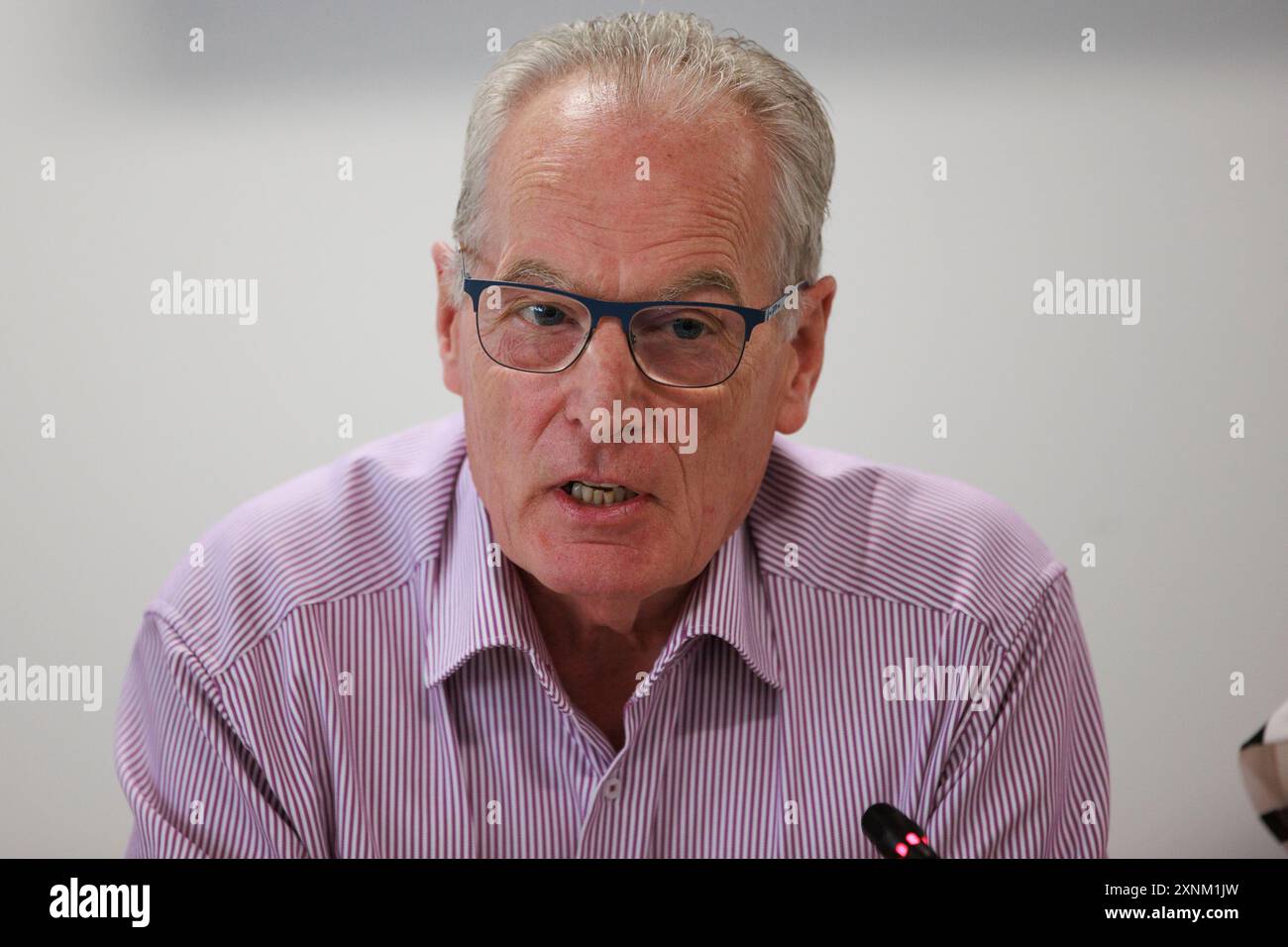 Sinn Fein MLA Gerry Kelly speaking during a meeting of the Northern ...