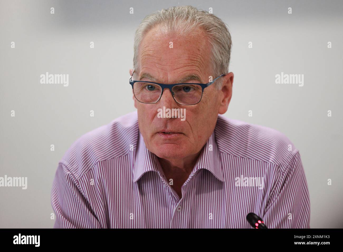 Sinn Fein MLA Gerry Kelly speaking during a meeting of the Northern ...