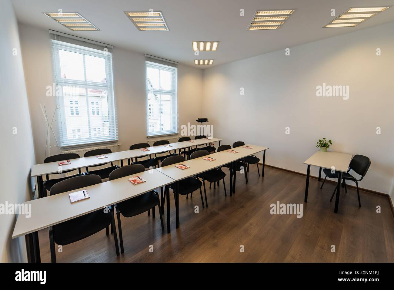 Empty Conference Room In Modern Office. Interior of a classroom with ...