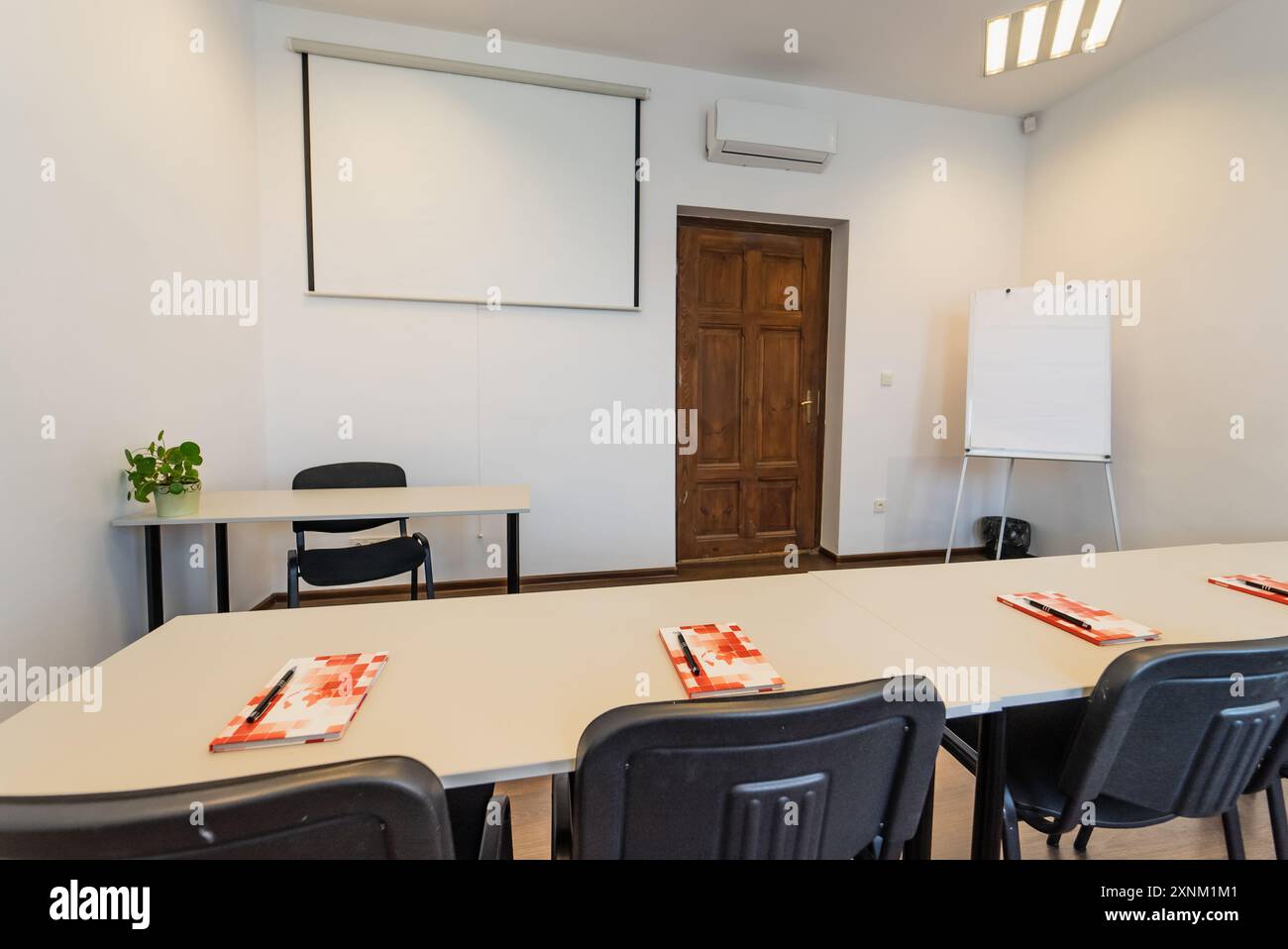 Empty Conference Room In Modern Office. Interior of a classroom with ...