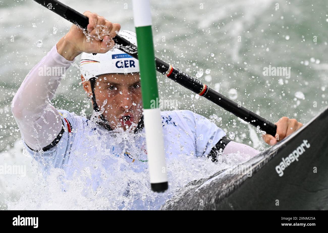 Vaires Sur Marne, France. 01st Aug, 2024. Olympics, Paris 2024, canoe ...