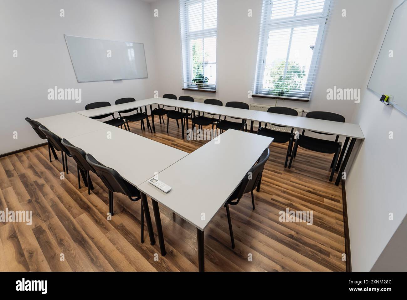 Empty Conference Room In Modern Office. Interior of a classroom with ...