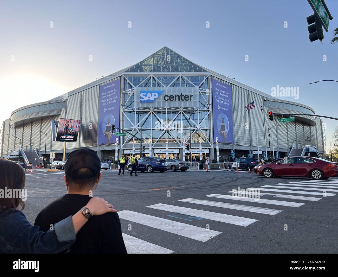 Exterior view sap center hi-res stock photography and images - Alamy
