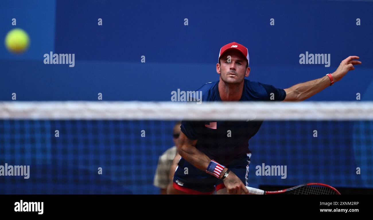 1st August 2024; Paris Olympic Games, Paris, France, Day 6; Olympic Tennis at Roland Garros ...