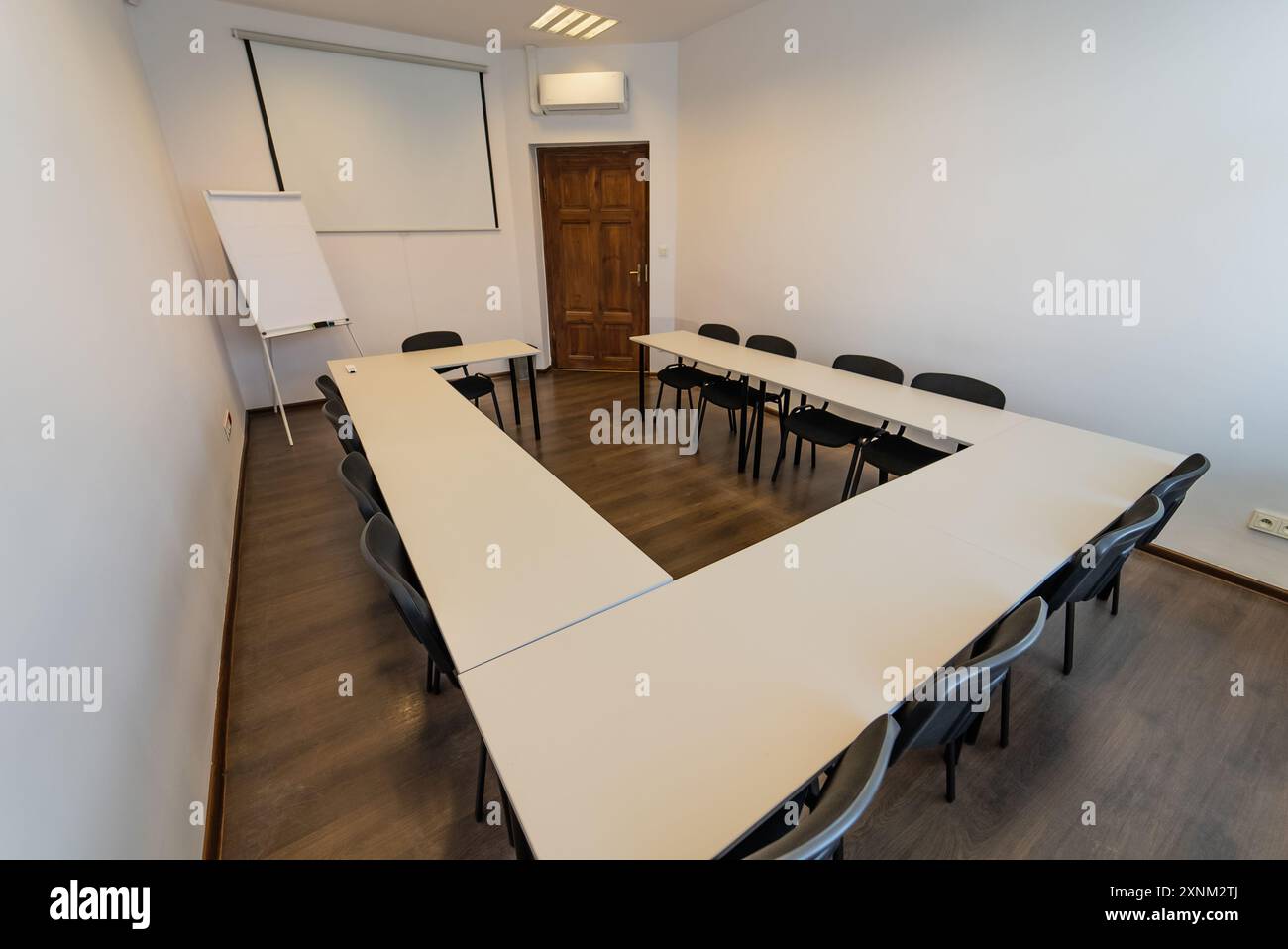 Empty Conference Room In Modern Office. Interior of a classroom with ...