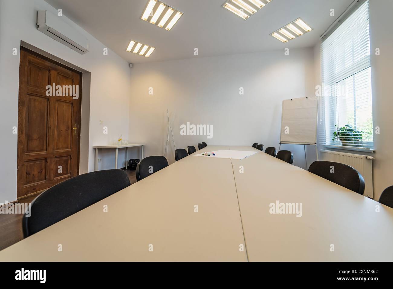 Empty Conference Room In Modern Office. Interior of a classroom with ...