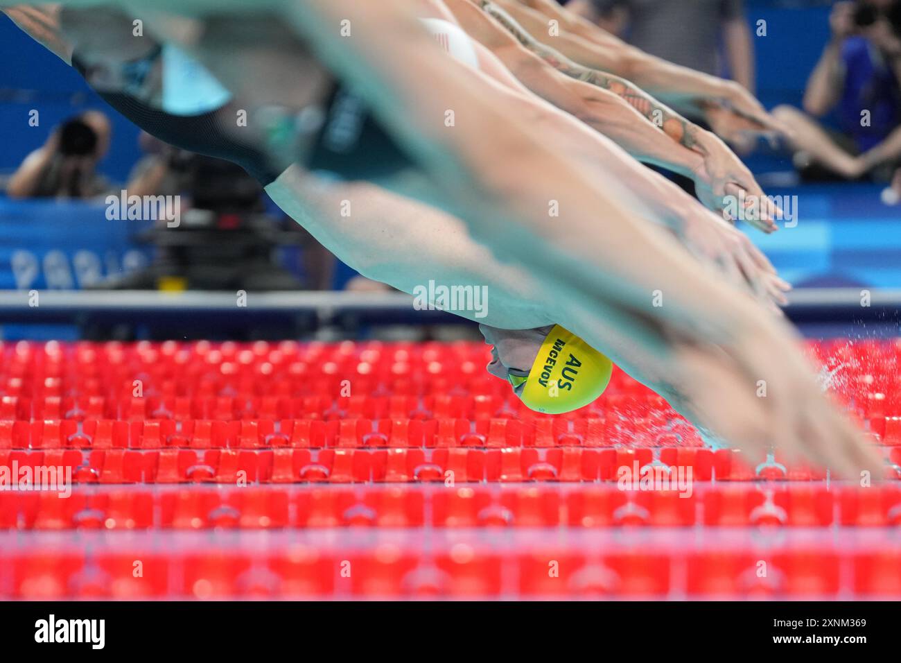 Paris, France. 1st Aug, 2024. Cameron McEvoy of Australia competes ...