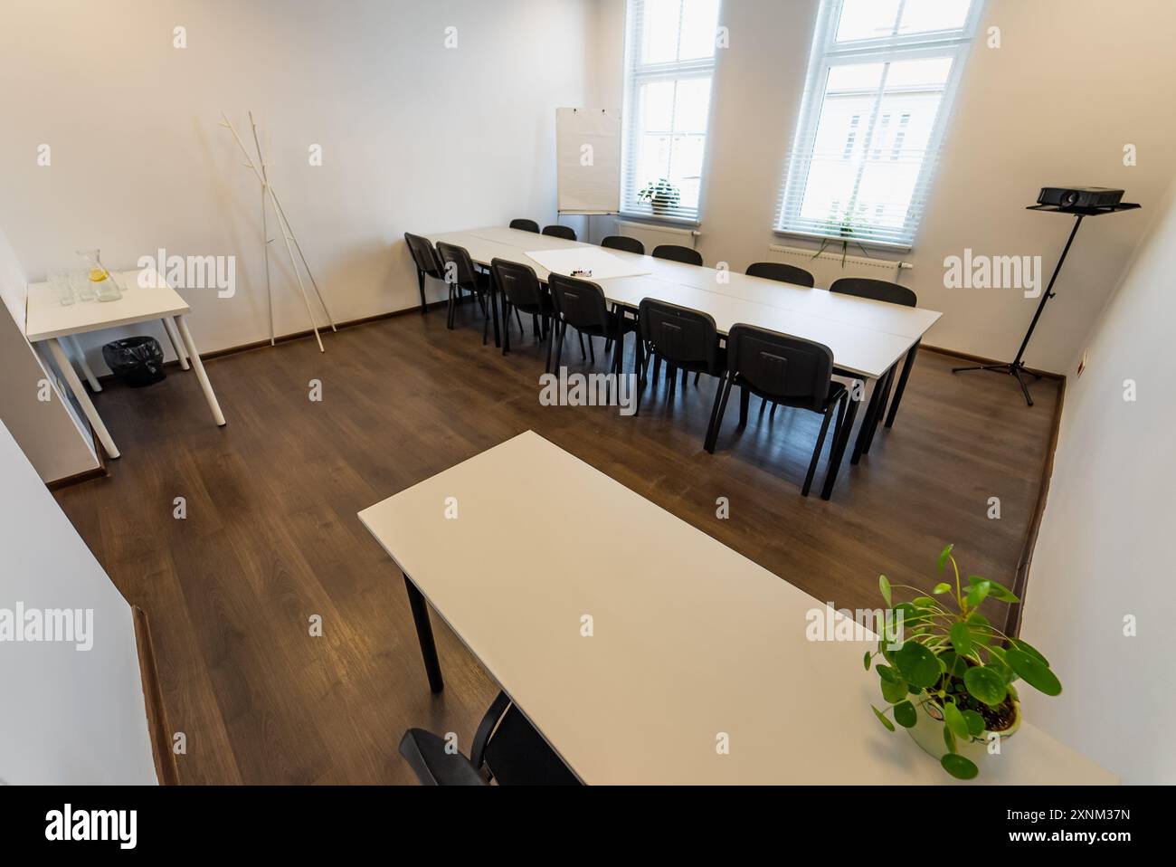 Empty Conference Room In Modern Office. Interior of a classroom with ...