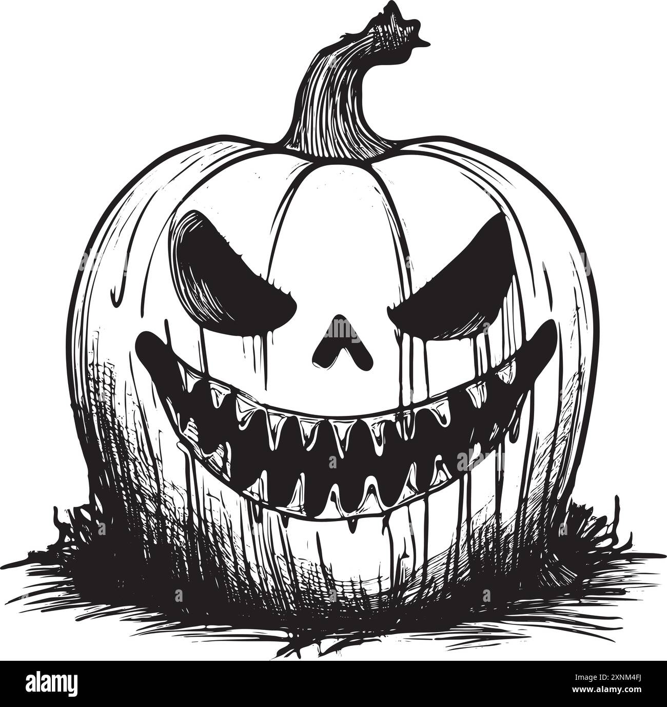 Evil face drawing hi-res stock photography and images - Alamy