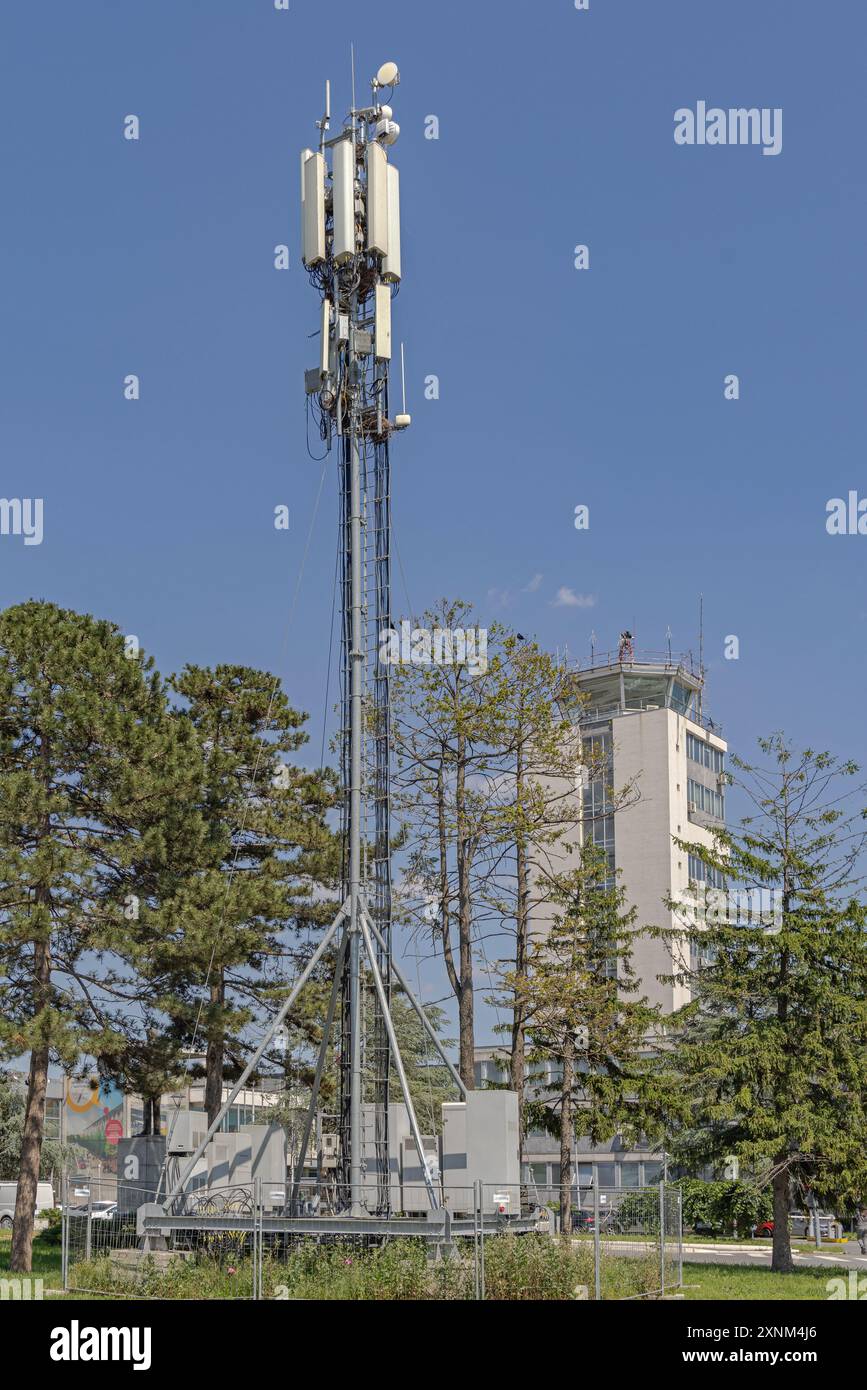 Belgrade, Serbia - May 28, 2024: Mobile Base Station Transceiver ...