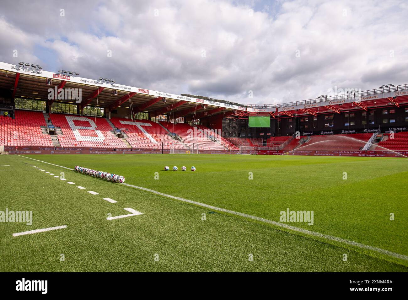 Bergen, Norway. 01st Aug, 2024. BERGEN, Brann Stadium, 01-08-2024 ...