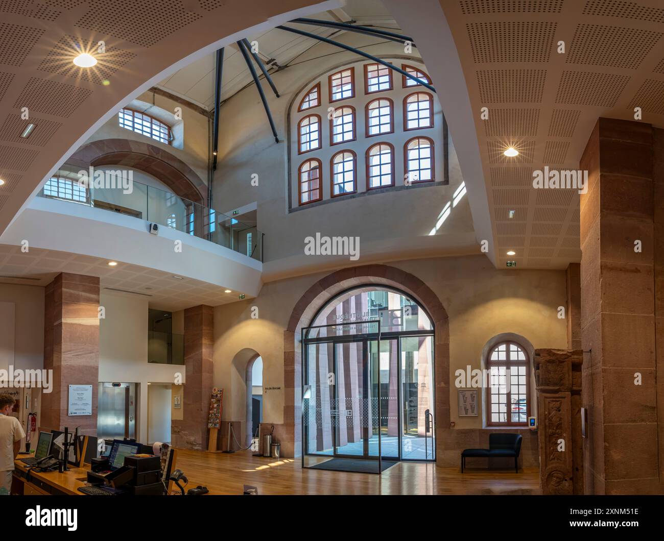 Selestat, France - 06 25 2024: Humanist Library. View of The Library ...