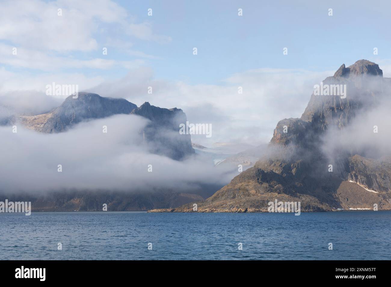 Morning mood in the Charles Francis Hall Bay. Frobisher Bay, Davis ...