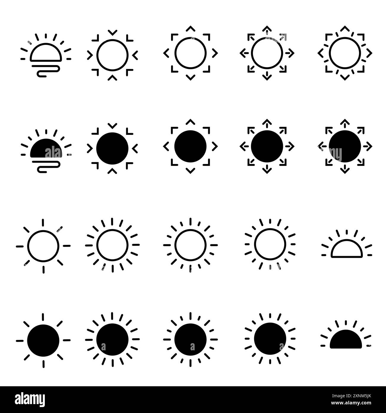 Sun half Cut Out Stock Images & Pictures - Alamy