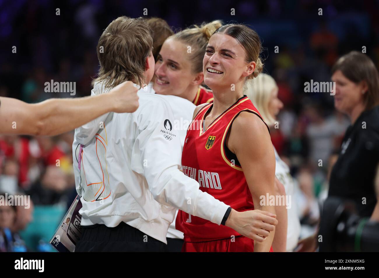 Alexandra Wilke of Germany, Basketball, Women's Group Phase - Group C ...