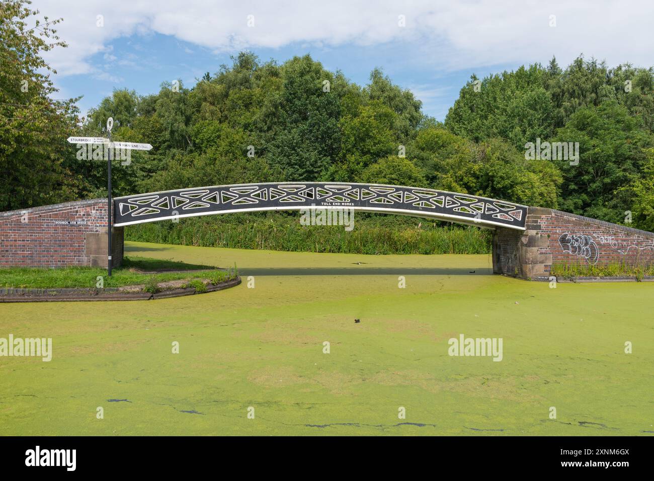 Toll End Bridge at Windmill End Junction on the Dudley canal named ...