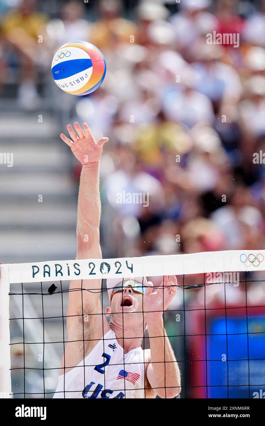 Paris, France. 01st Aug, 2024. Andrew Bennesh of Team USA during the ...