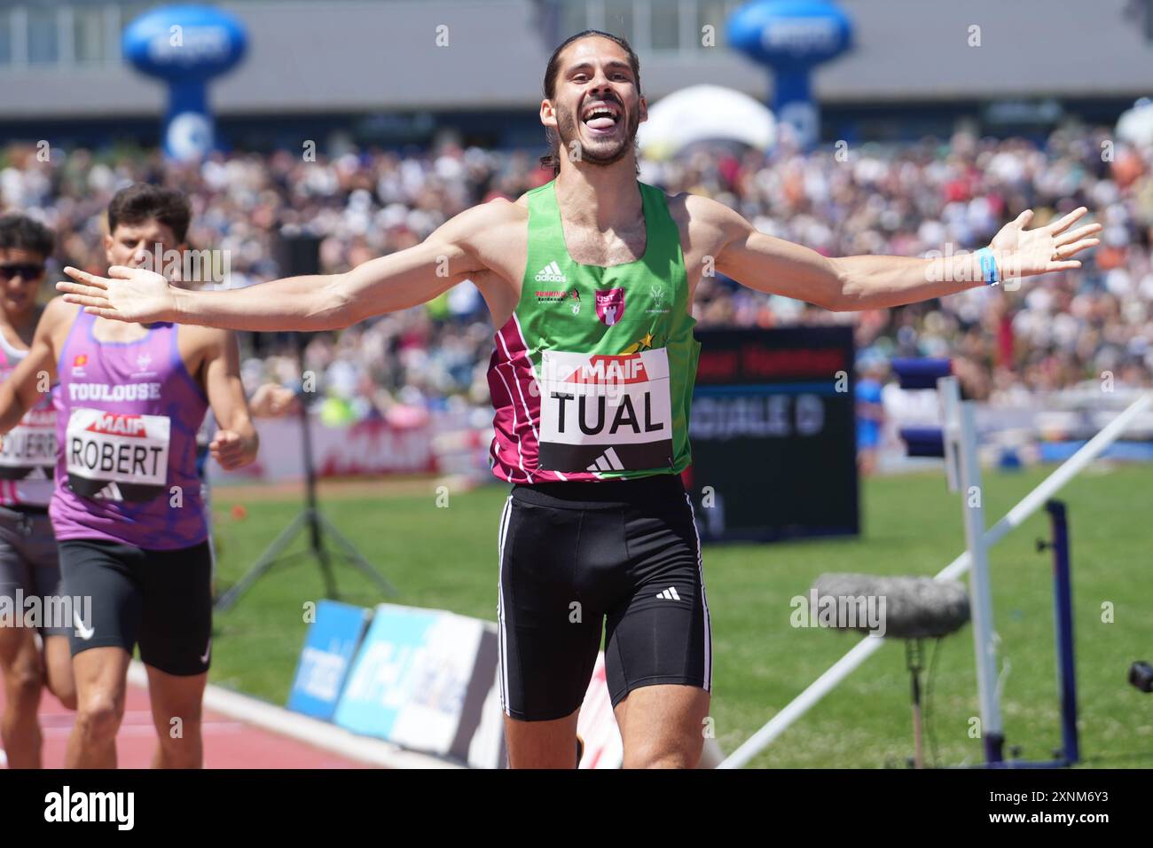 TUAL Gabriel Us Talence Finale 800 M Men during the French Athletics ...