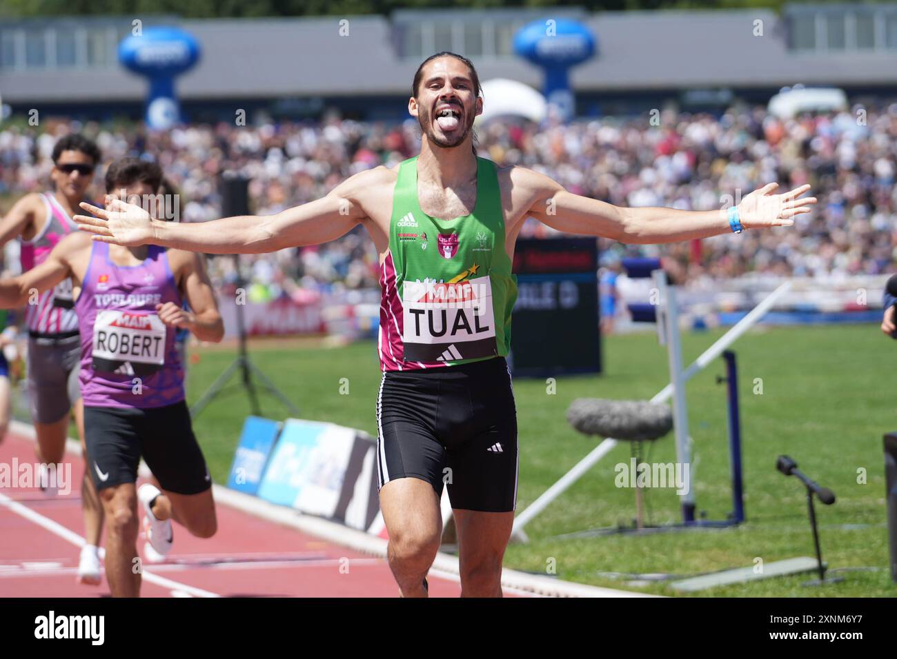 TUAL Gabriel Us Talence Finale 800 M Men during the French Athletics ...