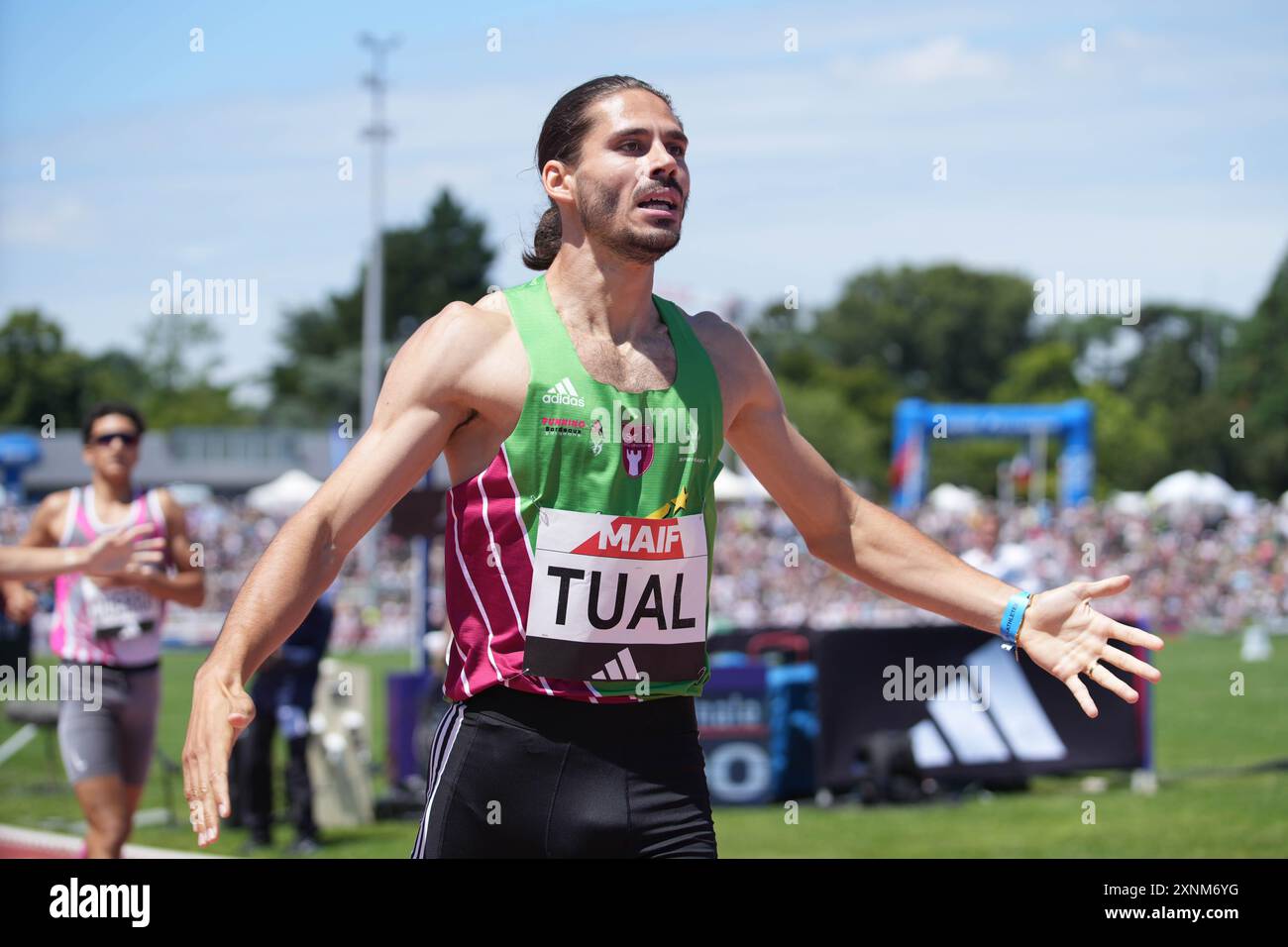 TUAL Gabriel Us Talence Finale 800 M Men during the French Athletics ...