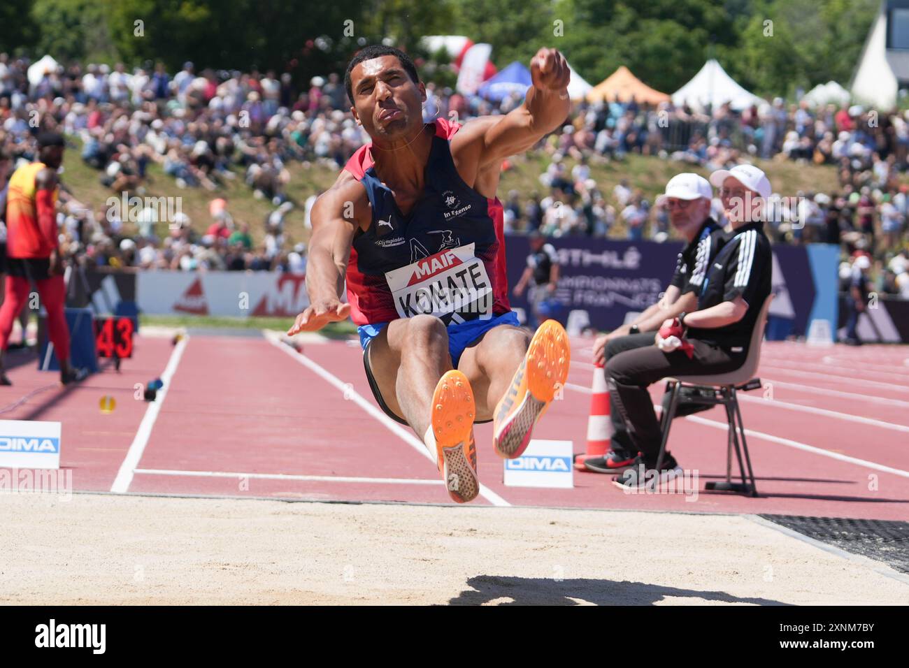 KONATE Erwan Amiens Uc Finale Longueur Men during the French Athletics ...