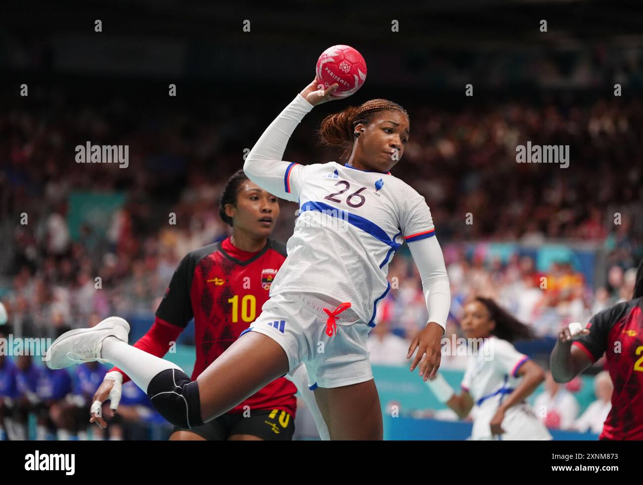 France's Pauletta Foppa during the Women's Preliminary Round Group B ...