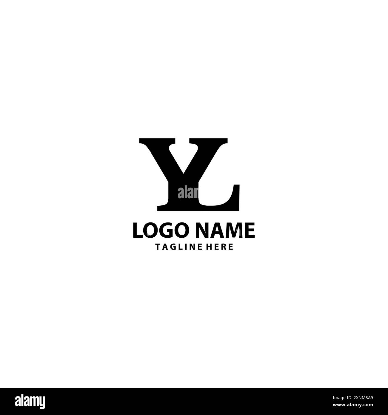 initial YL logo design vector Stock Vector Image & Art - Alamy