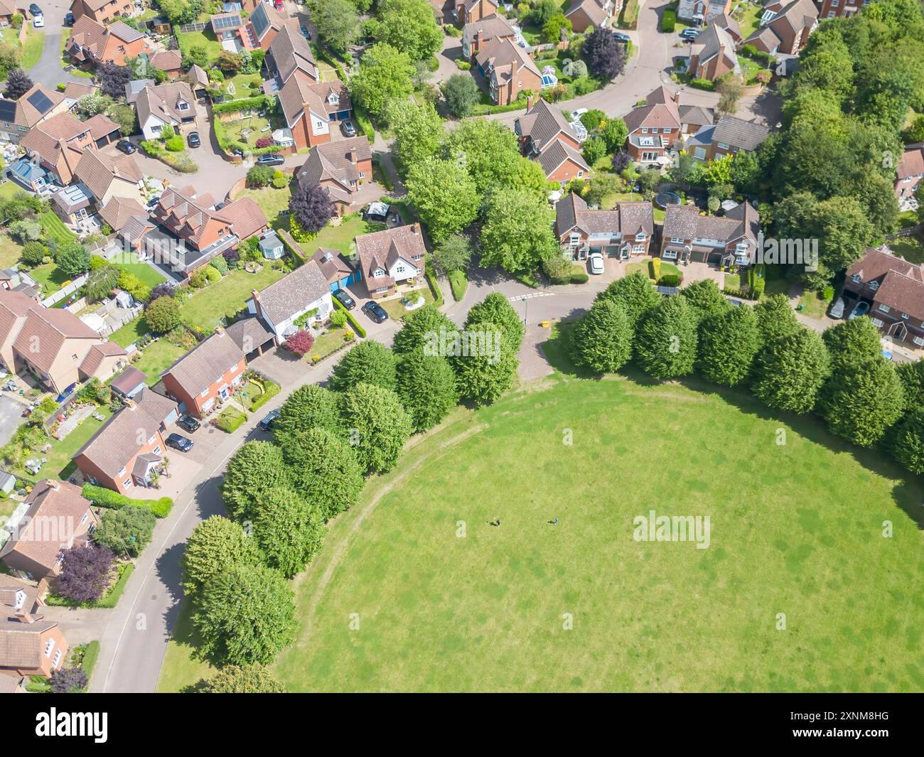 aerial view of Kings Hill in Kent. A completely new village started in ...