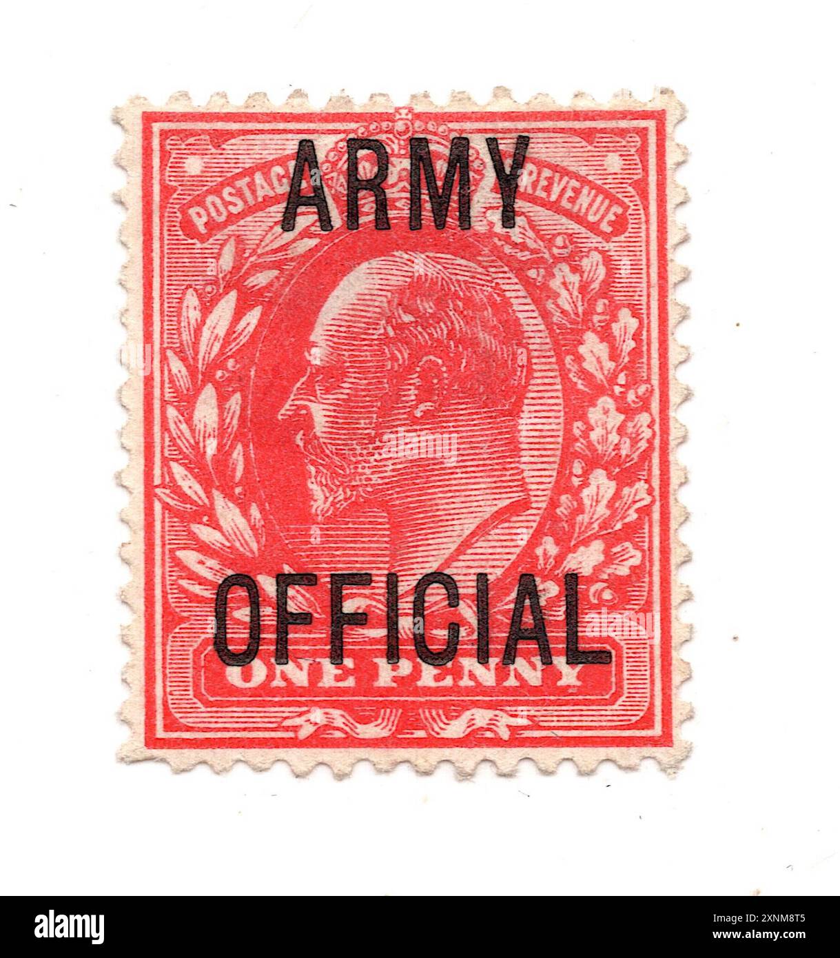 A vintage King Edward VII one penny ARMY OFFICIAL postage stamp from ...