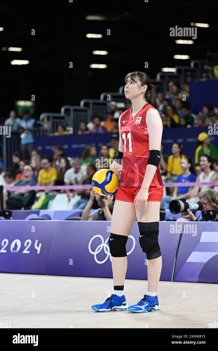 Paris, France. Credit: MATSUO. 1st Aug, 2024. Nichika Yamada (JPN) Volleyball : Women's ...