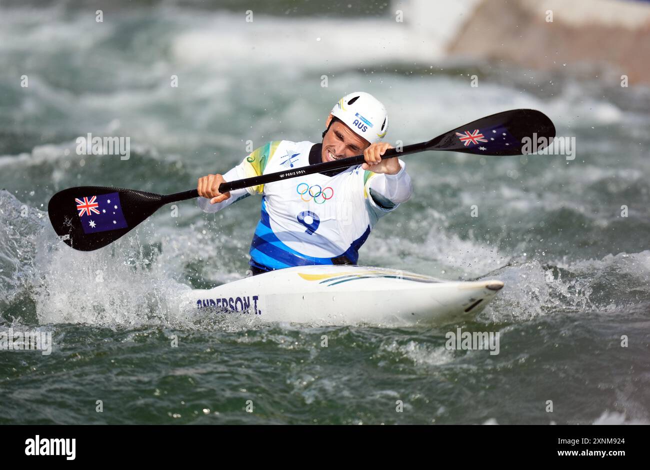 Australia's Timothy Anderson during the Men's Kayak Single Final at the ...