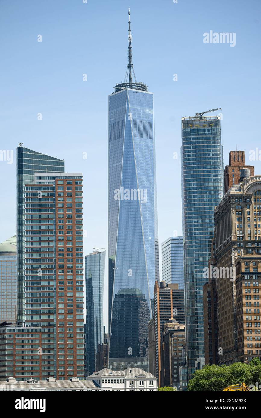 Buildings in the World Trade Center complex, including One World Trade ...