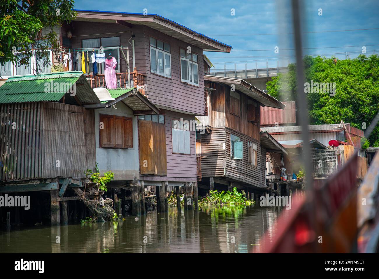 Wooden slums on stilts hi-res stock photography and images - Alamy