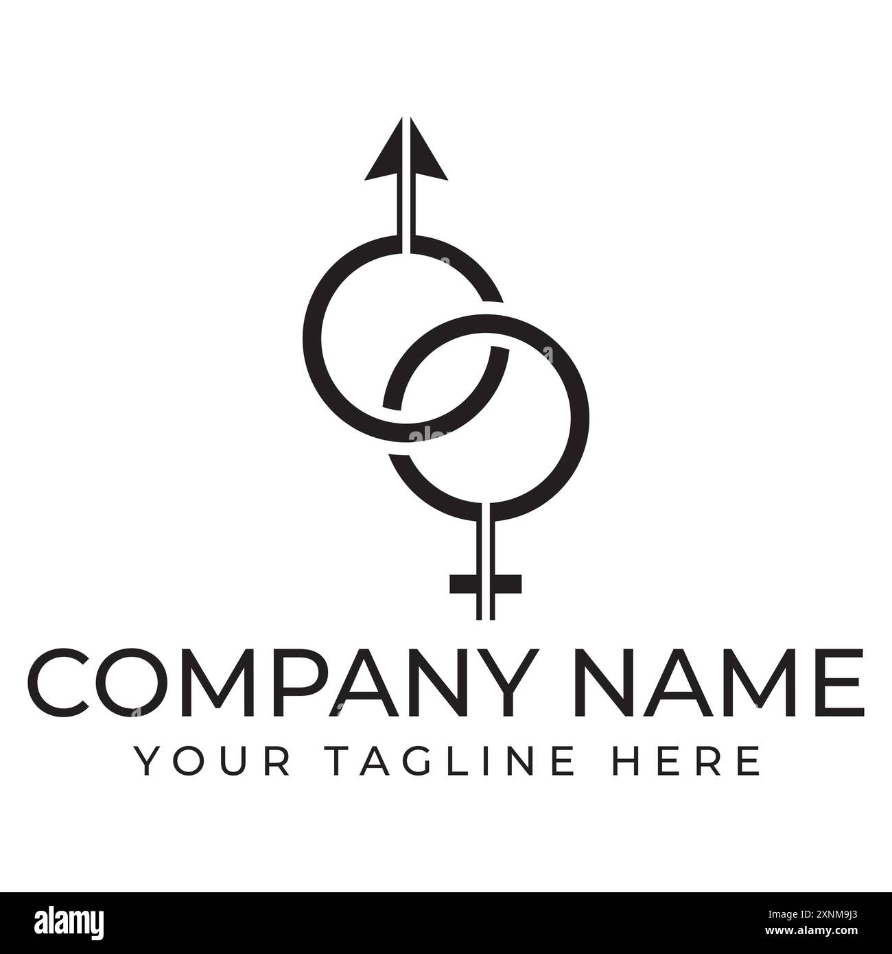 Gender logo vector illustrations design icon symbols Stock Vector Image ...