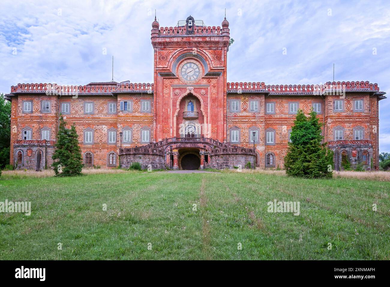 Castle of Sammezzano, Tuscany, Italy. Renaissance villa in Moorish ...