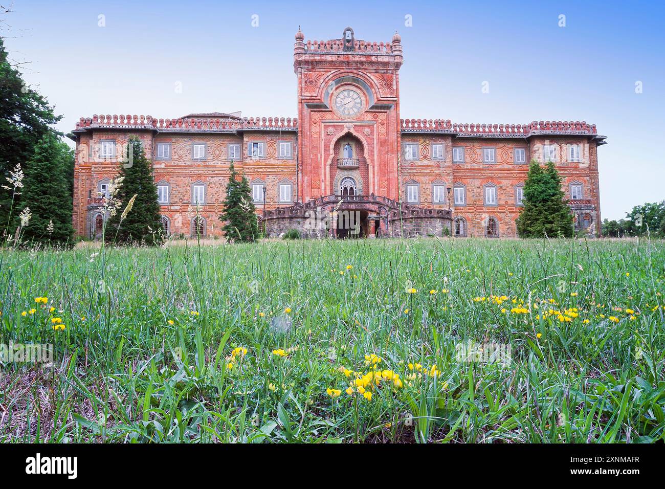 Castle of Sammezzano, Tuscany, Italy. Renaissance villa in Moorish ...