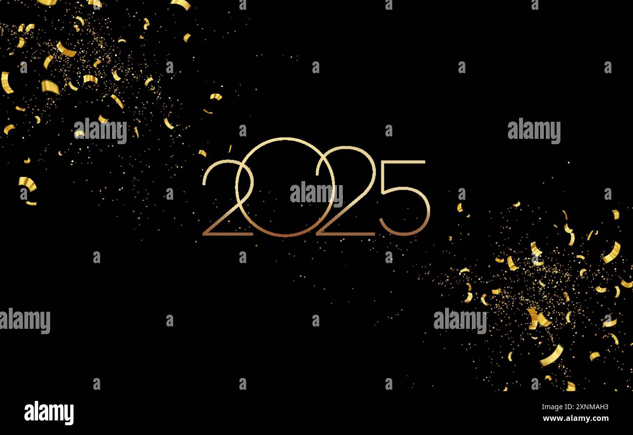 2025 number design hi-res stock photography and images - Alamy