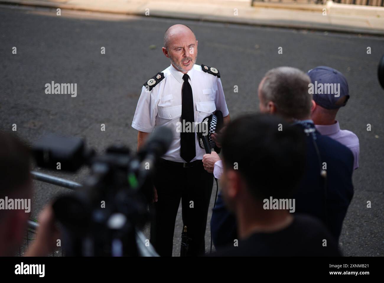 NPCC Chair and Surrey Police Chief Constable Gavin Stephens, speaks to ...