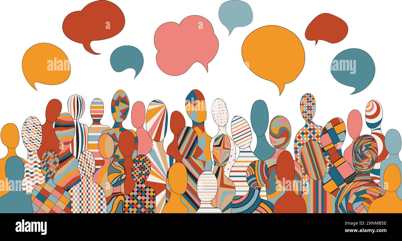 Mixed culture at the front Stock Vector Images - Alamy