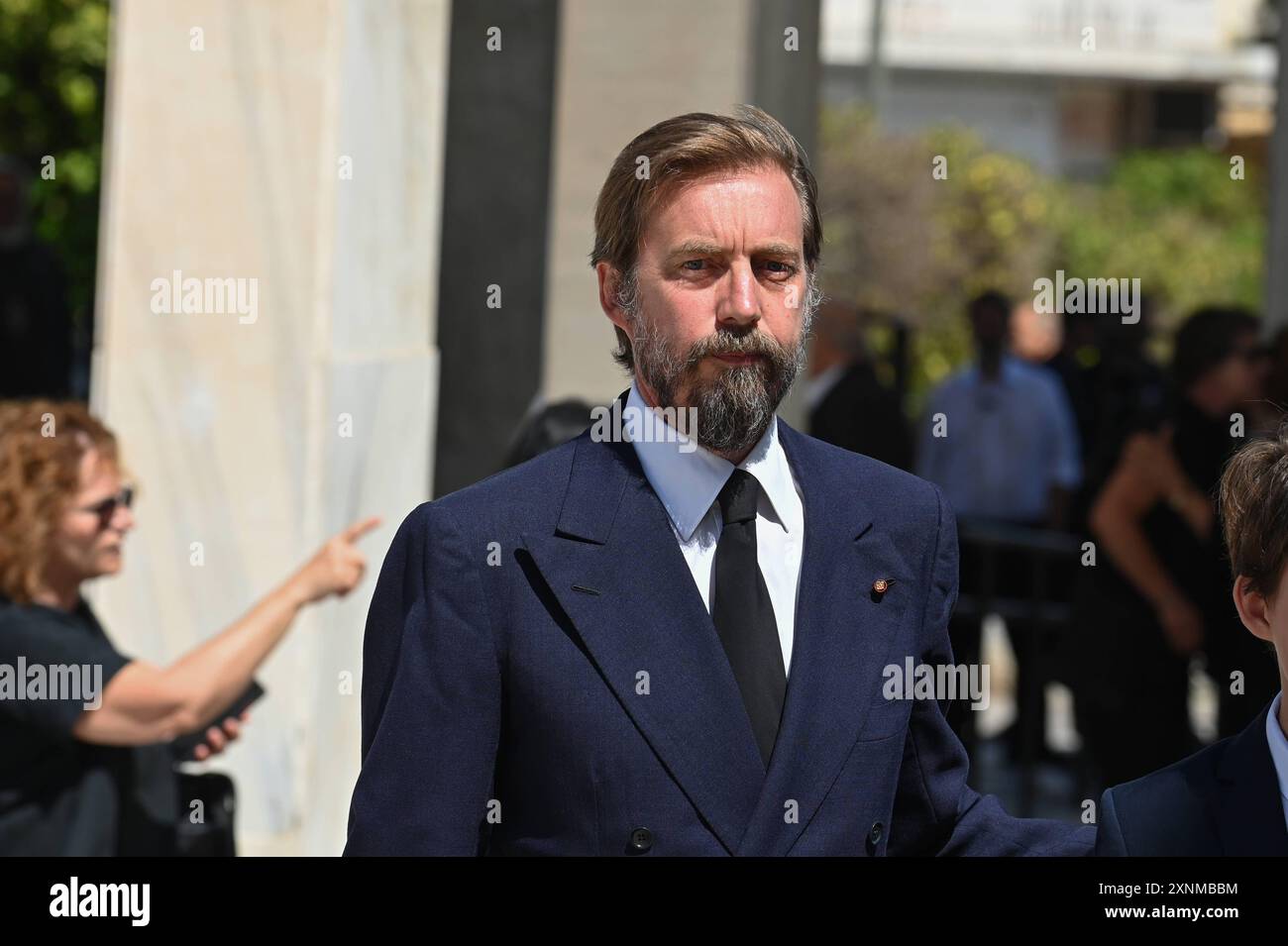 Funeral of Prince Michael of Greece Prince Aimone, Duke of Aosta at the ...