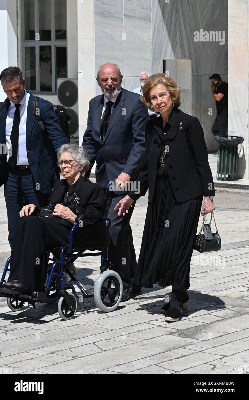Funeral of Prince Michael of Greece Princess Irene of Greece L and ...