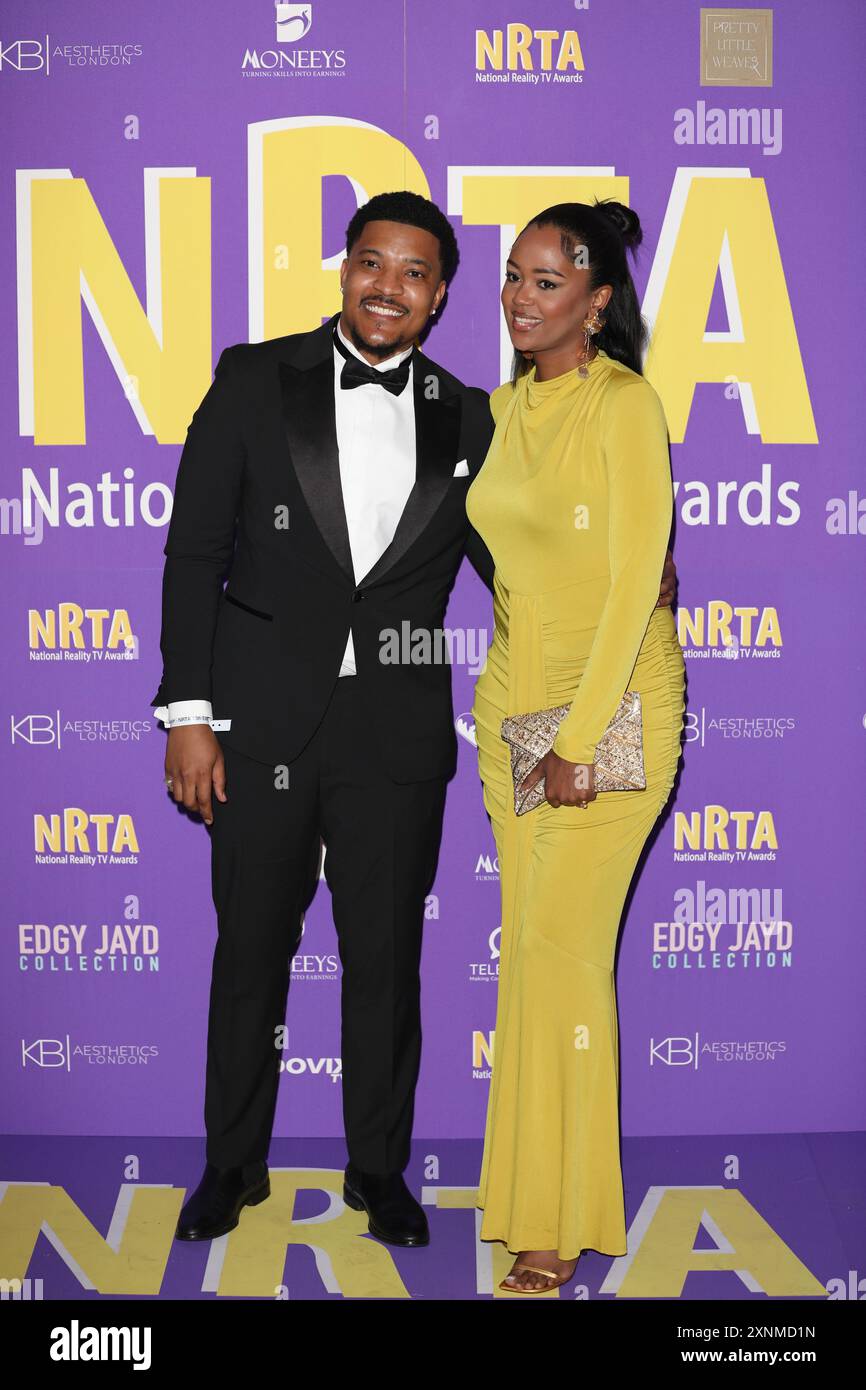Guests attend National Reality TV Awards at Porchester Hall in London ...