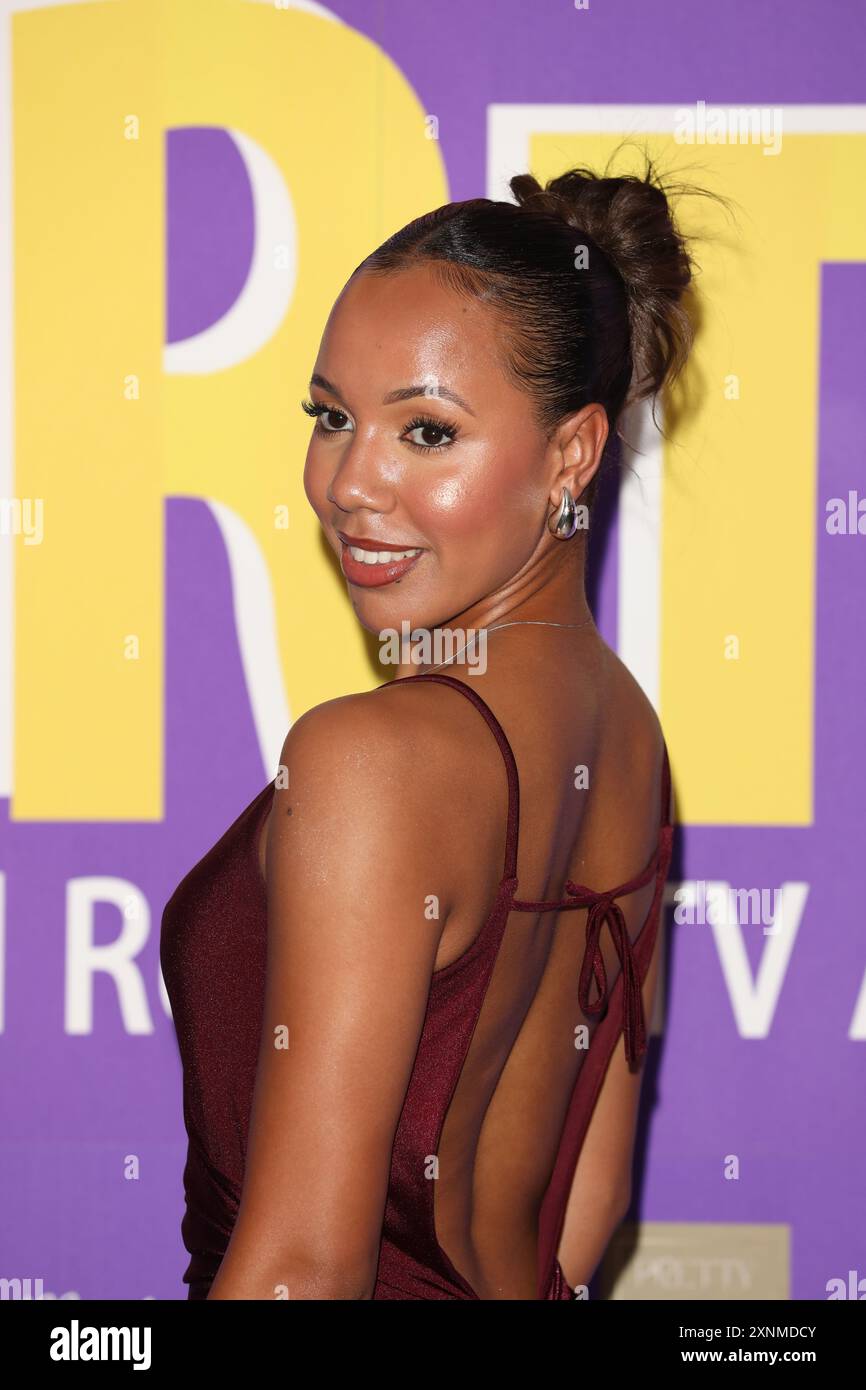 Jessica-Leigh Porteous attends National Reality TV Awards at Porchester ...