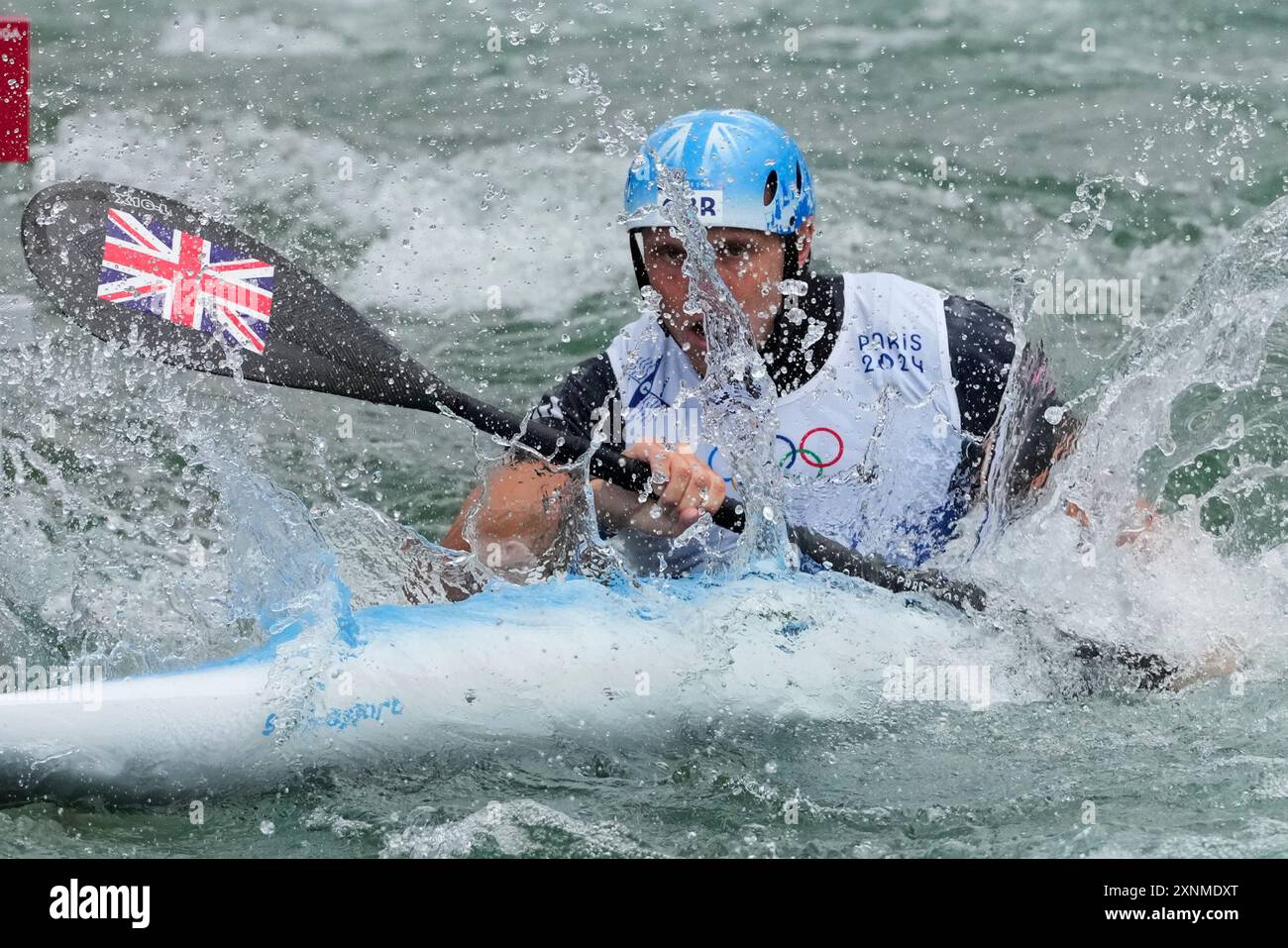 Joseph Clarke of Britain cometes in the men's kayak single finals at ...