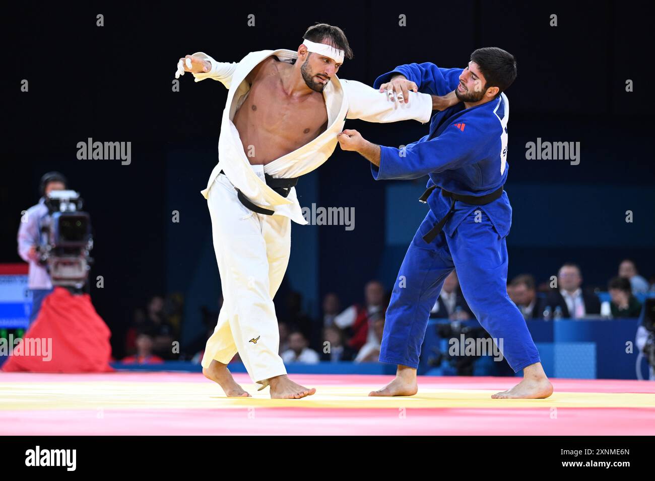 Paris, France. 01st Aug, 2024. Olympia, Paris 2024, judo, 100 kg, men ...