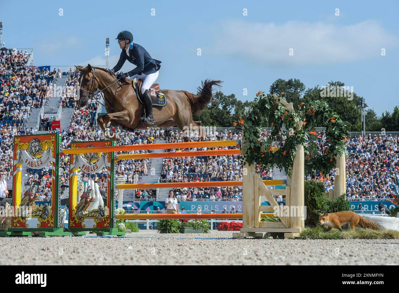 Versailles, France. 01st Aug, 2024. Henrik VON ECKERMANN riding KING ...