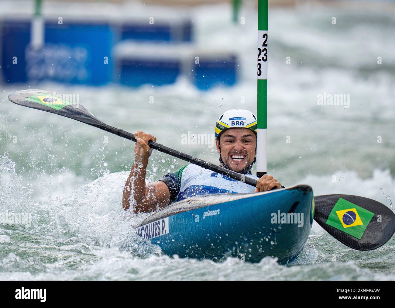 Vaires Sur Marne. 1st Aug, 2024. Pedro Goncalves of Brazil competes ...