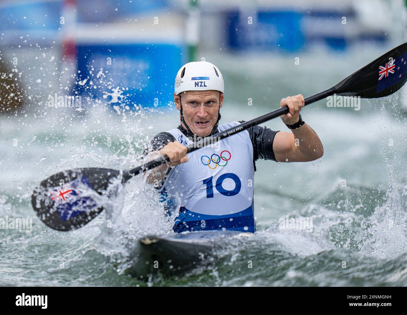 Vaires Sur Marne. 1st Aug, 2024. Finn Butcher of New Zealand competes ...