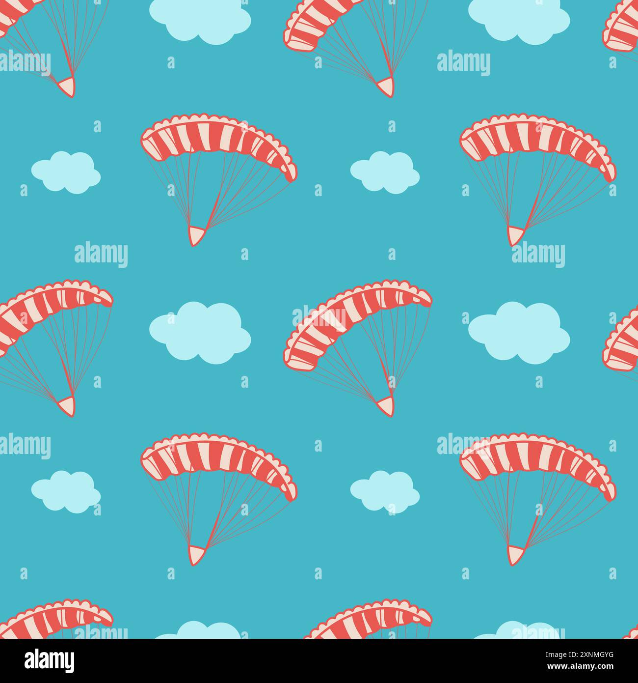 Multi colored parachute Stock Vector Images - Alamy