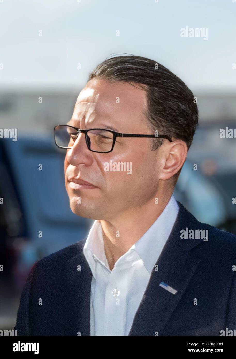 Josh Shapiro. Portrait of the Governor of Pennsylvania, Joshua David ...